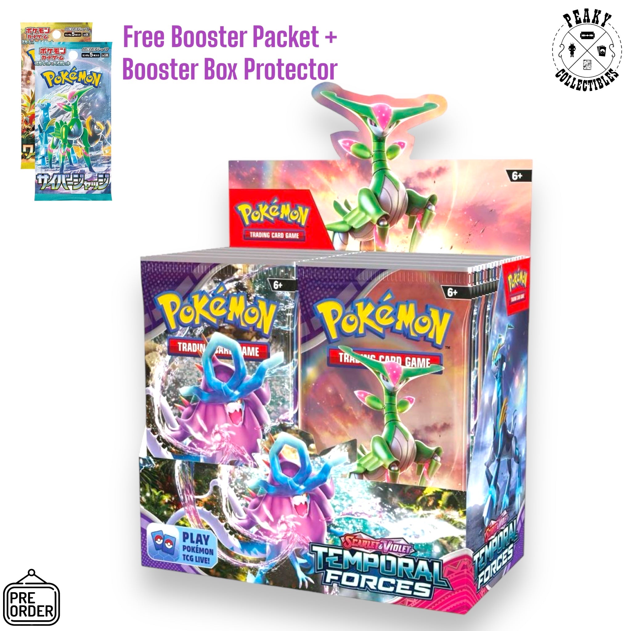 Pokemon - Scarlet & Violet - Temporal Forces - Booster Box (36 Booster