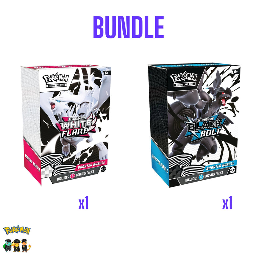 Pokemon Black Bolt & White Flare Booster Bundle (1 of Each) - Pre Orde
